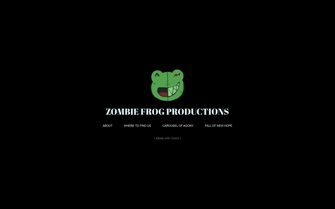 Zombie Frog Productions Info